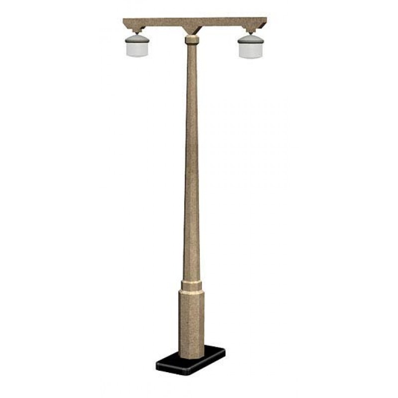 Concrete Platform Lamps x 4 (non-operational) OO Scale