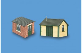Lineside Huts x 2 N Scale